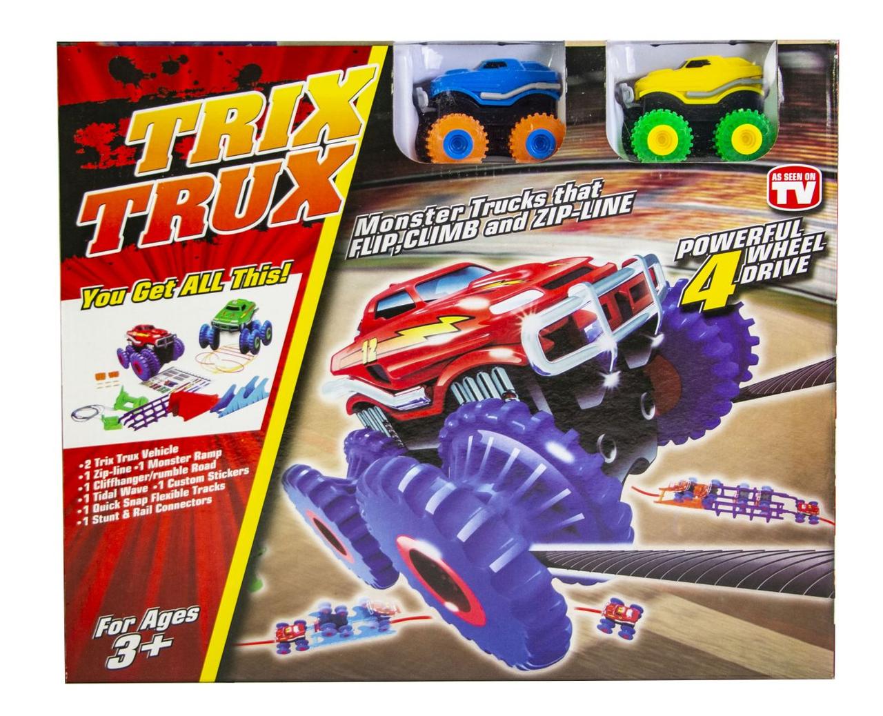 Монстер-Траки Trix Trux 2 машинки Разноцветный IB, код: 1320472 (ID#1956982340), цена: 422 ...