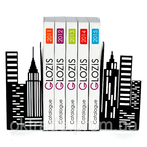Купити Упори для книг Glozis City G-026 30 х 20 см OD, код: 147588 ...