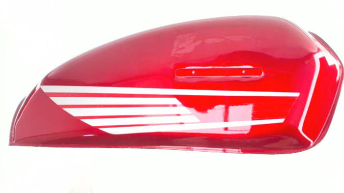 Купить Бак топливный (Бензобак) на Мопед Альфа (Alphа) (красный) EVO ...