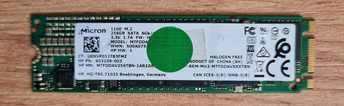 Жорсткий диск Micron MTFDDAV256TBN-1AR1ZABHA - 256GB M.2 2280 SATA III ...