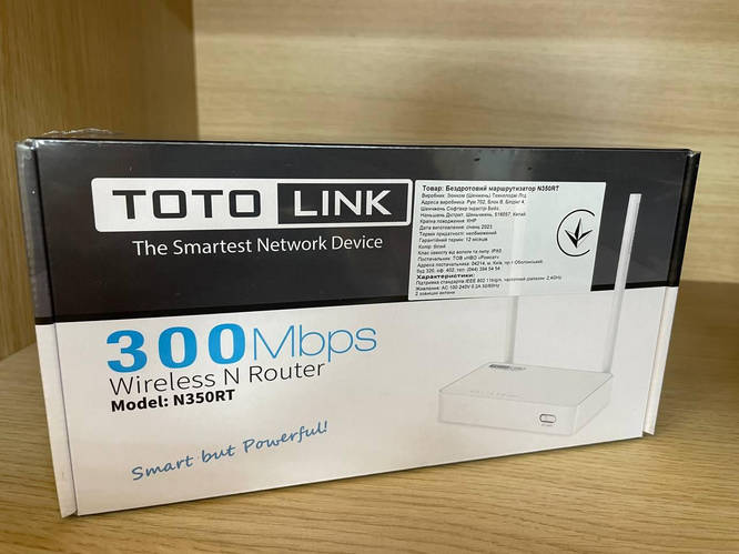 Роутер WI-FI TOTO-LINK N350RT 300Mbps (ID#1959962163), цена: 600 ...