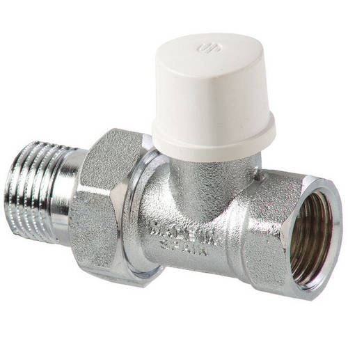 Вентиль радиаторный ARCO 507265 прямой 1/2"x1/2" с американкой ...