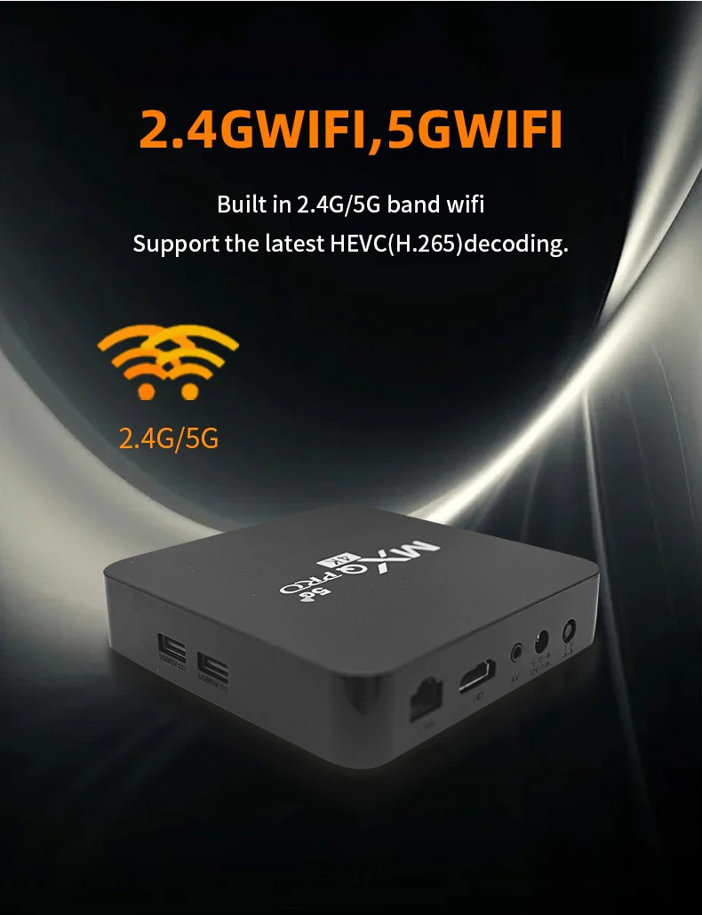 Купить Смарт-приставка MXQPRO 4K, 5G 2/16G, Android 11 з пультом, S905L ...