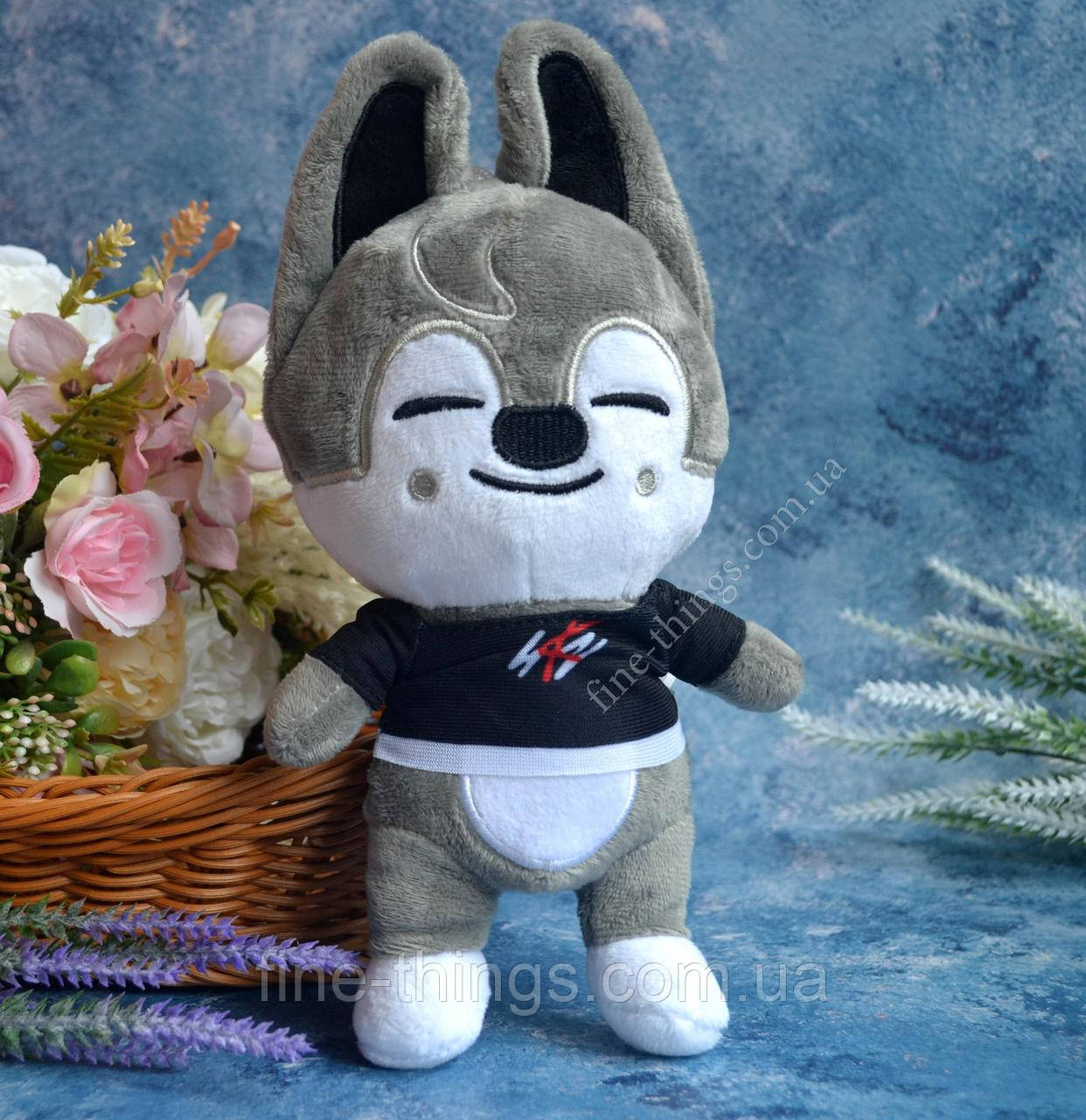 Купить Игрушка skzoo, мягкая плюшевая игрушка wolf chan Бан Чан, волк ...