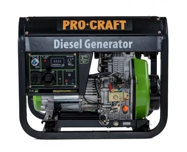 Купить Генератор дизельный Procraft DP55 (5 кВт, электростарт), цена ...