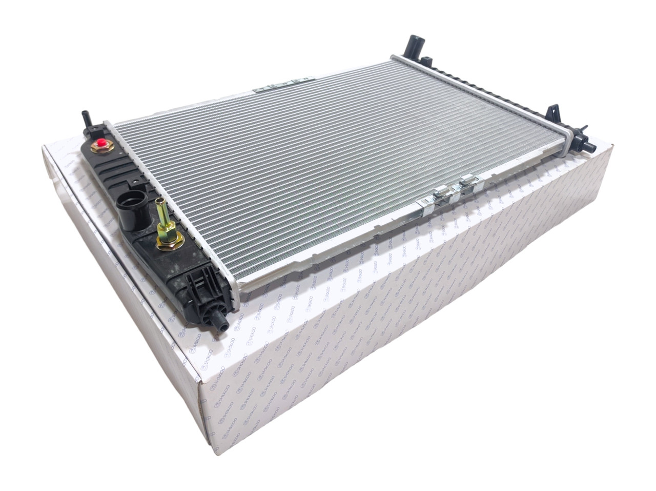 Радиатор охлаждения Chevrolet Aveo 1.4, 1.6 (АКПП) (H=413; L=600 ...