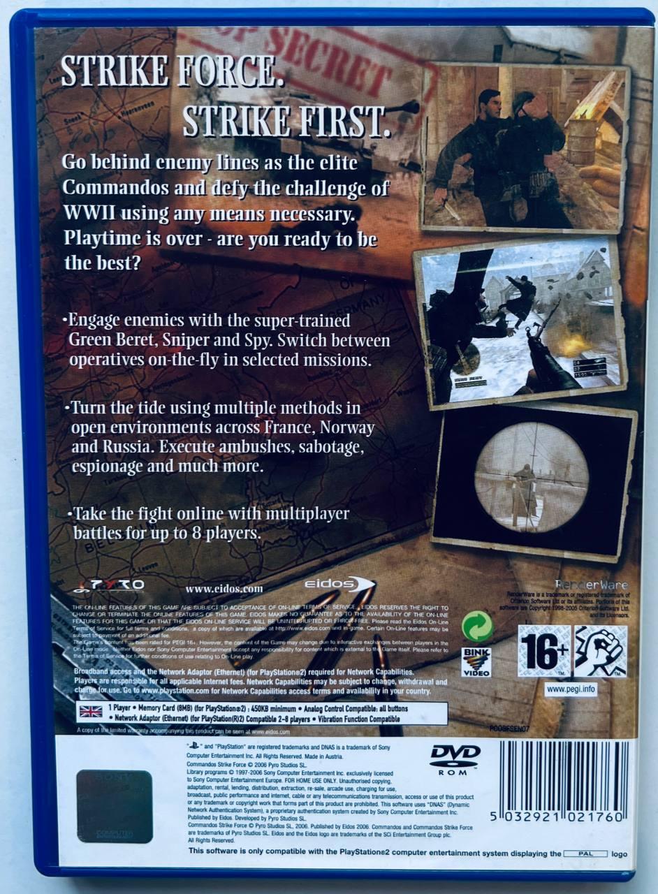 Купить Commandos Strike Force, Б/У, английская версия - диск для ...
