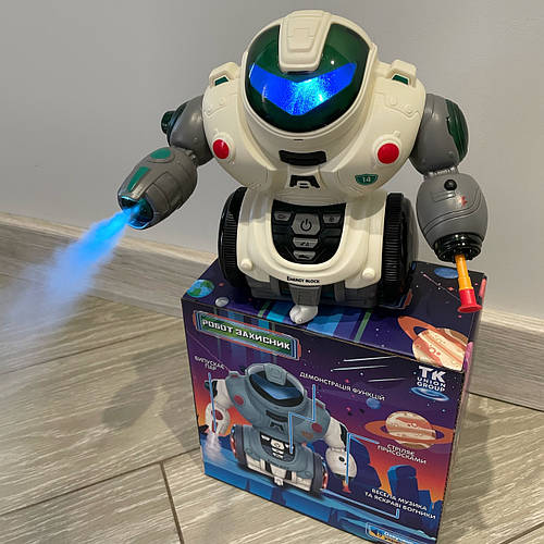 Робот Защитник TK Group (украинская озвучка, LED подсветка, песни ...