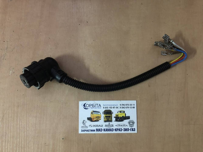 DEC.526 Разъем МАЗ, ГАЗ, УАЗ угловой (8 проводов, байонет) (DECARO) (ID ...