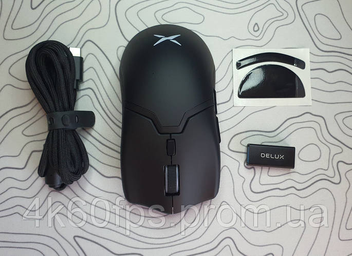 Купить Игровая Мышка Delux m800 Pro paw 3395 DPI 26000, цена 2184 ...