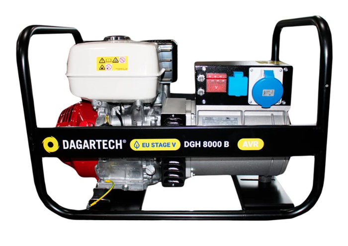 Купить Генератор бензиновый 7.2 кВт стартер Dagartech DGH 8000B ...