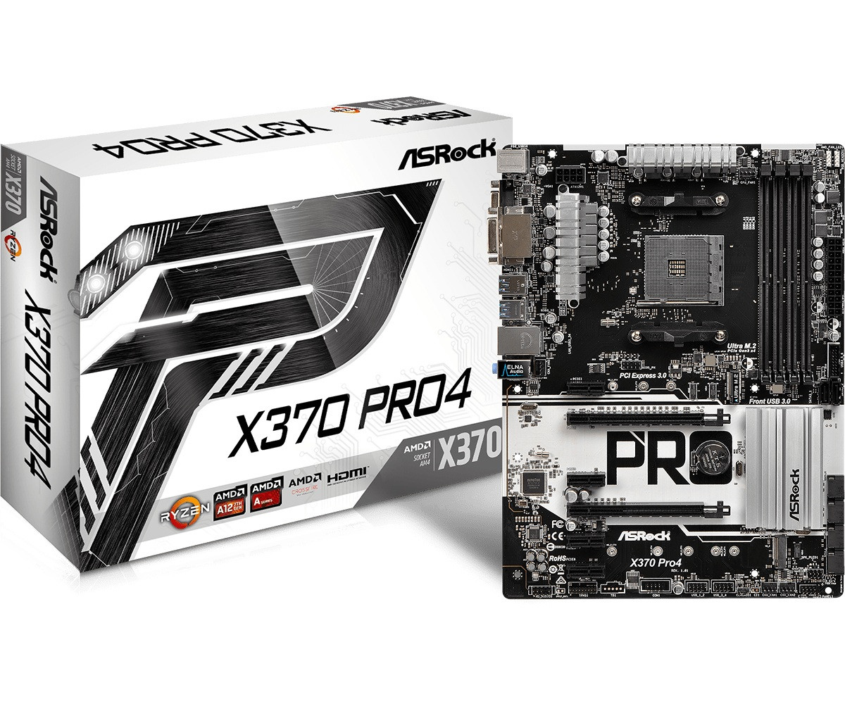 Материнська Плата ASRock X370 PRO4 Socket AM4 — в Категории ...