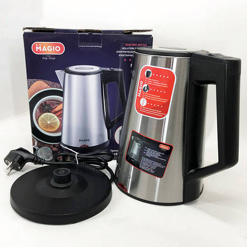 Електронний чайник MAGIO MG-988, Маленький електрочайник, Тихий GY-167 електричний чайник ...