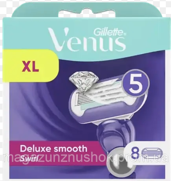 Сменные кассеты для бритв Gillette Venus Swirl Extra Smooth, 8шт (ID ...