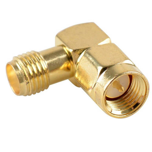 ВЧ переходник угловой 90° SMA-male (штырь) - SMA-female (гнездо) (ID ...