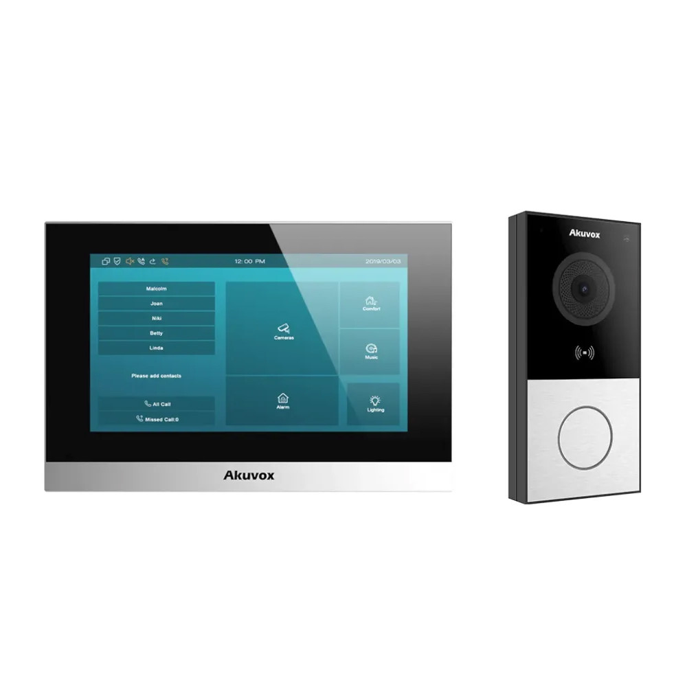 Комплект IP-відеодомофона Akuvox C313 + панель E12W - купить в Киеве и ...