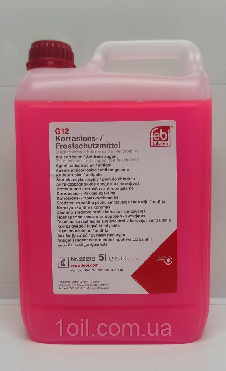 Охлаждающая жидкость FEBI G12 концентрат (WV TL 774-D) (красная) 5л 22272 (ID#1490391568), цена ...