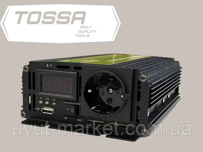 Купить Инвертор напряжения 500W Tossa TAU500L з функцией UPS, модифицированая синусоида зарядка ...