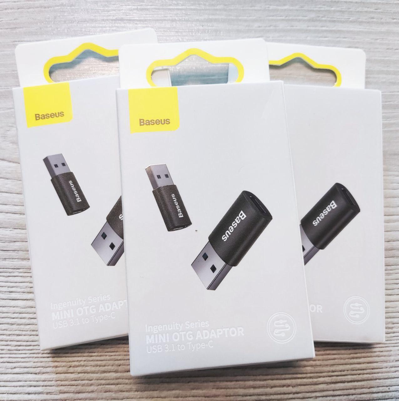 Перехідник Baseus Usb 3 1 на Usb C Type C Mini Otg Адаптер 10 Гбіт С