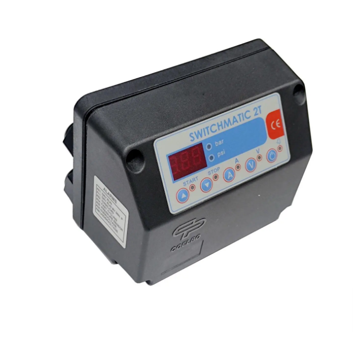 Реле тиску Switchmatic 2Т, до 4,4 кВт, налаштування 0,5 - 12 bar , 3-фазний (+ захист насосу від ...