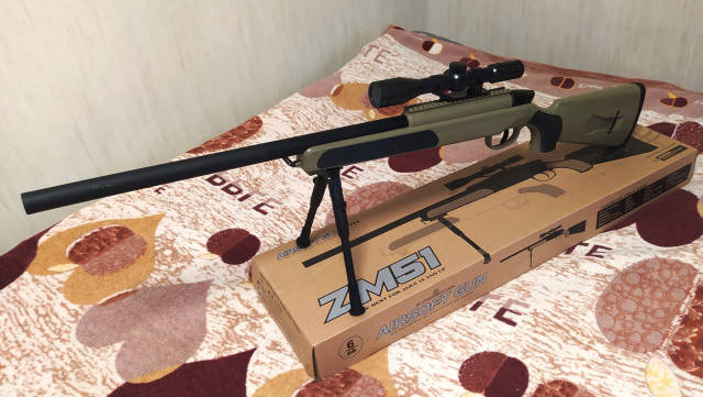 Купить Снайперська гвинтівка дитяча на кульках CYMA ZM 51 W SSG 69 ...