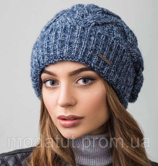 Купити Жіноча вязана шапка ціна 350 ₴ Prom Ua Id 1963046291