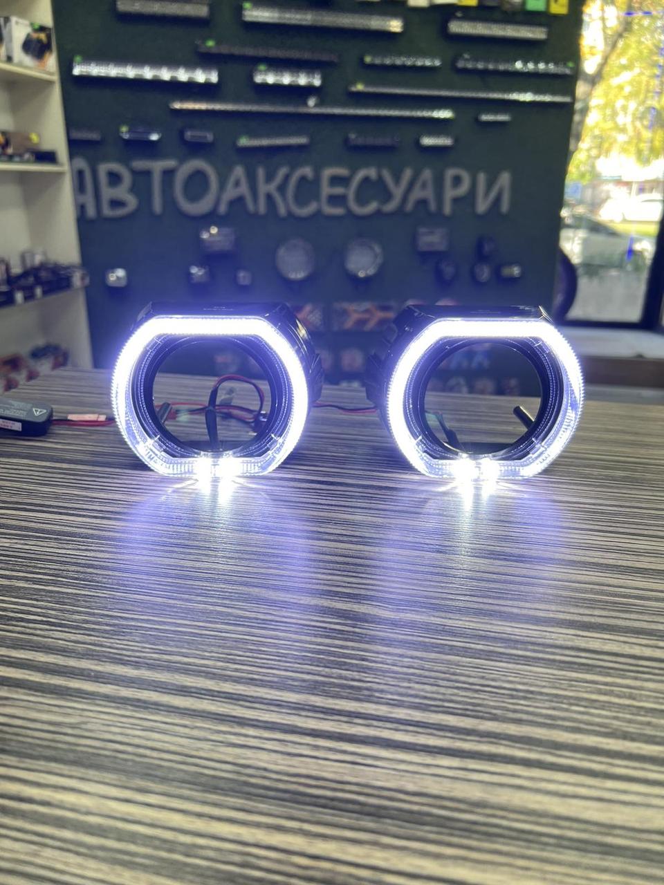 ЧОРНІ Маски для лінз LED CREE G137 2.5" дюйма з світлодіодними LED ...