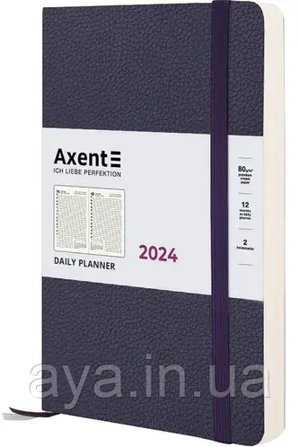 Купить Ежедневник 2024 Axent Partner Soft Skin 8810-24, 145x210 мм, цвета в ассортименте, цена ...