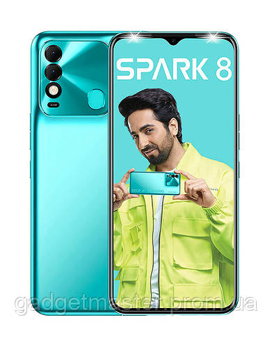 Смартфон Infinix Tecno Spark 8 4 64gb EU Зеленый GS, код: 8035617 (ID ...