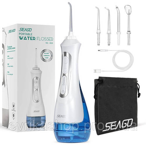 Портативний іригатор Seago SG833 White EV, код: 7936504 (ID#1964386067 ...