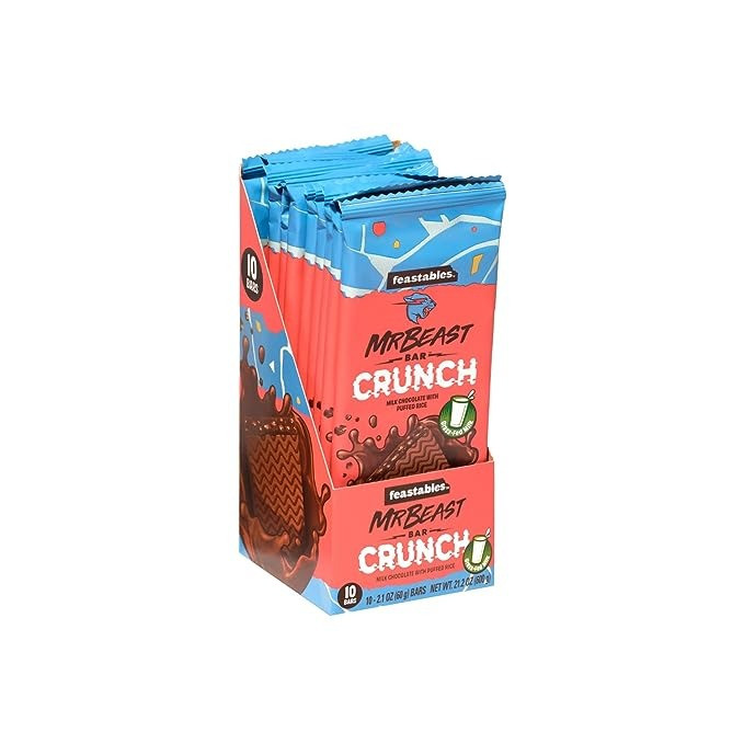 Шоколад Feastables MrBeast Milk Chocolate Crunch Bars 60 g (ID ...
