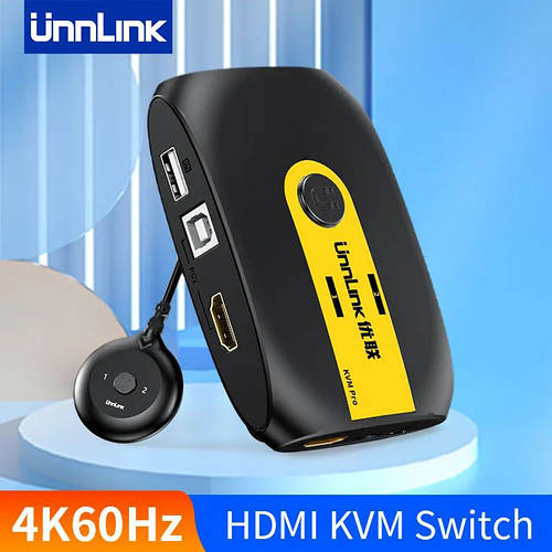 HDMI KVM Switch UnnLink с виносной кнопкой (ID#1790986640), цена: 1690 ₴, купить на Prom.ua