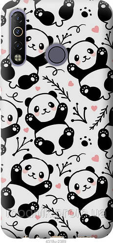 Купить Чехол силиконовый EndorPhone Tecno Camon 12 Air CC6 Панды 4318u ...
