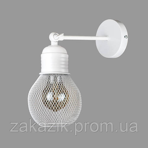 Бра Лампочка в стиле лофт Lightled 907-W005F-1 WH ZZ, код: 8144825 (ID ...