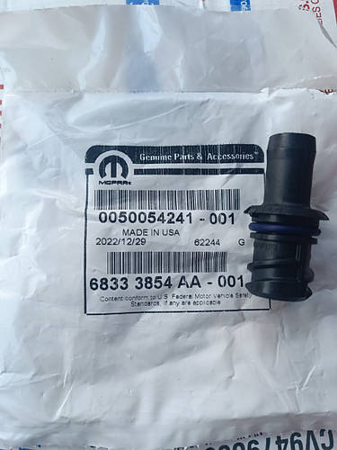 Купить Клапан картерных газов PCV 2,4 MultiAir Mopar 68333854AA, цена ...