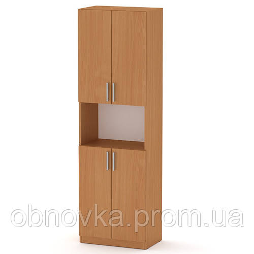 Шкаф книжный Компанит КШ 6 60х37х195 см Бук Ob код 2655978 Id 1965114822 цена 3710