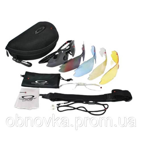 Купить Тактические очки OAKLEY 5 линз One size OB, код: 7537656, цена ...