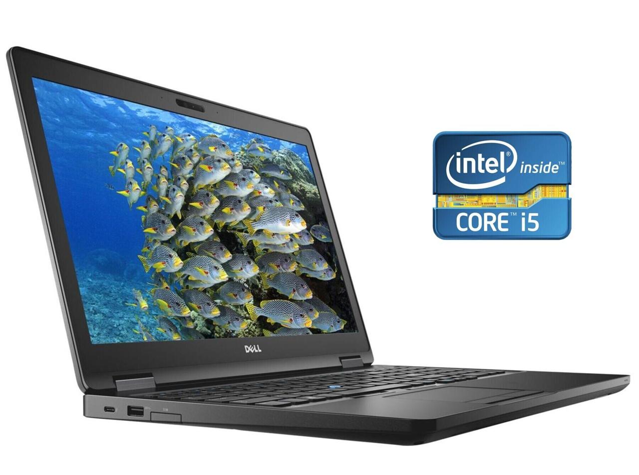 Ноутбук Dell Latitude E5580 / 15.6" (1920x1080) IPS / Intel Core I5-6300U (2 (4) Ядра по 2.4 - 3 ...