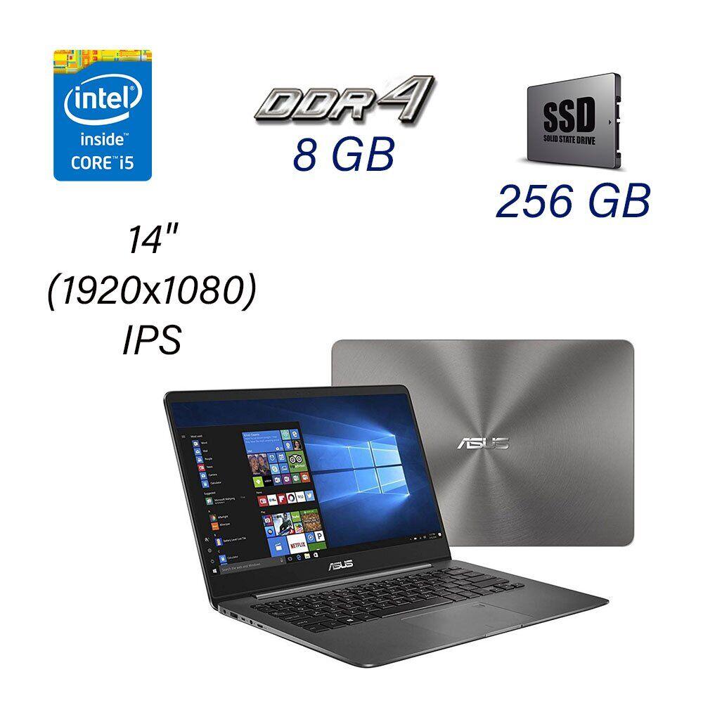 Ультрабук Asus Zenbook UX430U / 14" (1920х1080) IPS / Intel Core I5 ...