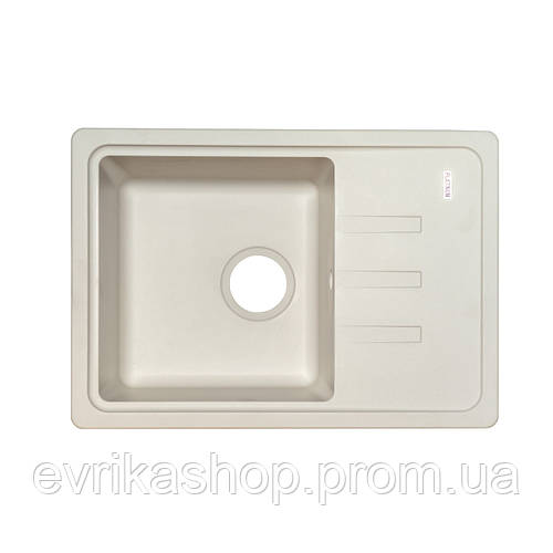 Купить Мойка гранитная для кухни Platinum 6243 LIANA матовая Белая EV ...