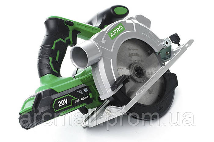 Циркулярная пила Apro 20 В 165 мм 20CS без АКБ AM, код: 2726372 (ID#2343289493), цена: 3227.36 ...