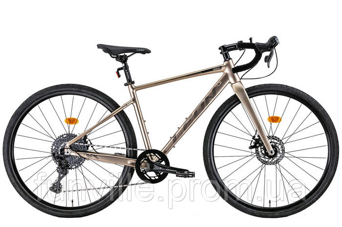Велосипед 28 Leon GR-80 DD рама 2022 бежевый с серым FV, код: 7955084 ...