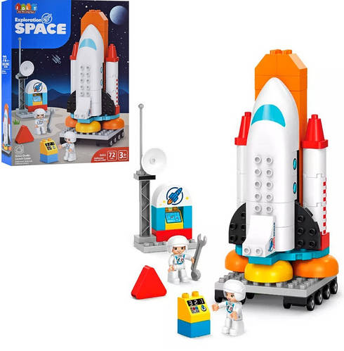 Конструктор для мальчика Космическая ракета JDLT 5453 Exploration Space (72 деталей) (ID ...