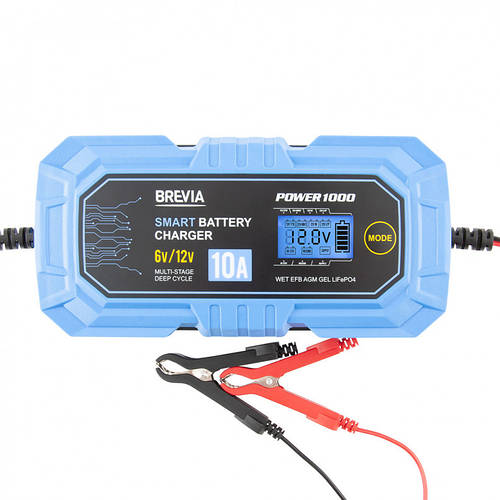 BREVIA Зарядний пристрій АКБ BREVIA 10A, 6V/12V, 4-200Ah (ID#1966345861 ...