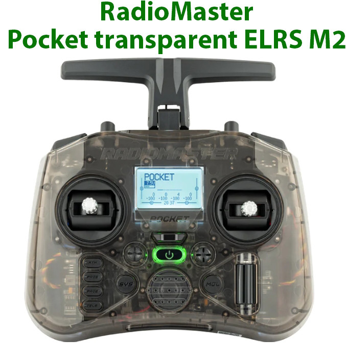 Купить FPV пульт для дрона RadioMaster Pocket charcoal ELRS M2, цена ...