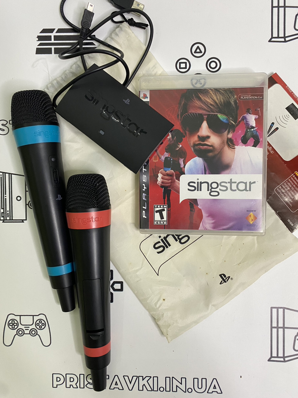 Купить Мікрофони бездротові Singstar SingStore + Діск PS3-2, цена 900 ...
