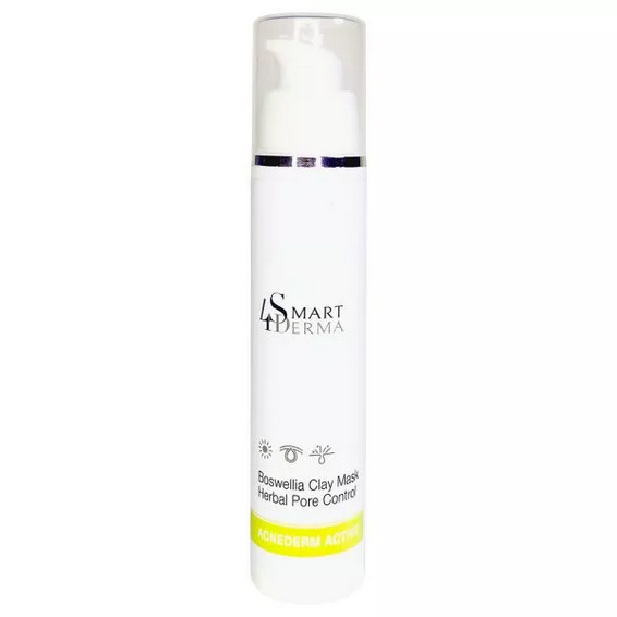 Купить Smart4Derma Acne Derm Active Boswellia Clay Mask Herbal Pore ...