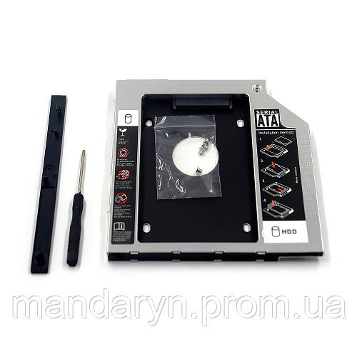 Адаптер подключения HDD 2.5'' 9.0 mm в отсек привода ноутбука SATA ...