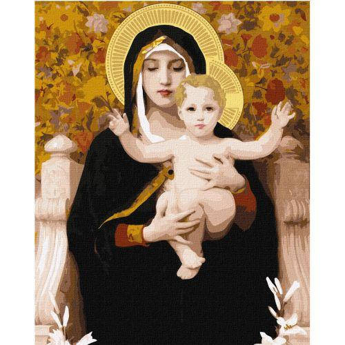 Купить Картина за номерами Мадонна з ліліями цена 275 ₴ — Prom Ua Id 1968590395