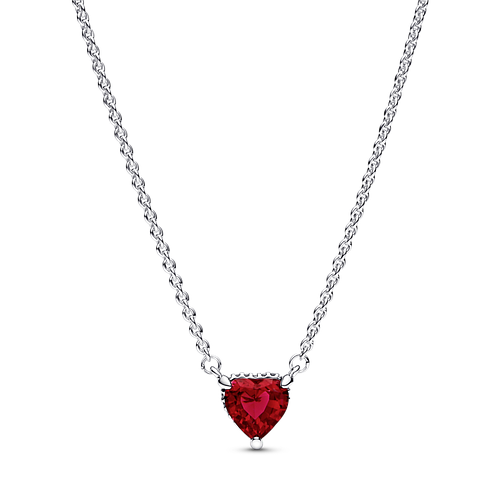 Колье Пандора Красное сердце 392542C01 (ID#1968611572), цена: 952 ...